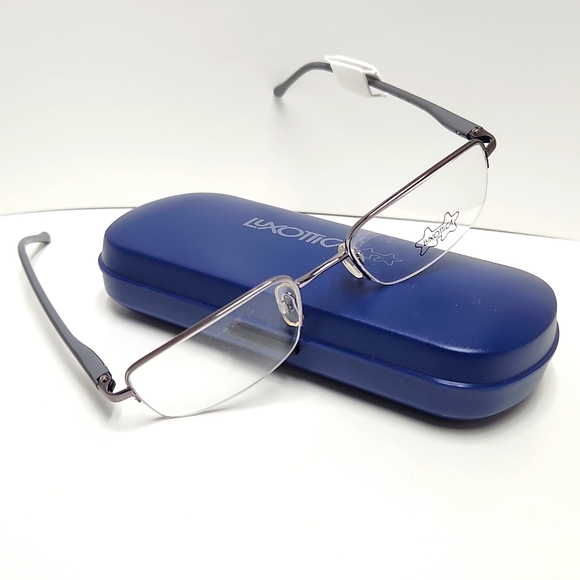 Luxottica | Accessories | Nwt Vintage Half Rim Frame For Prescription ...